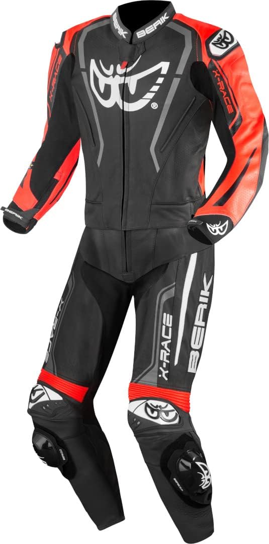 Berik 2.0 Zakura Evo Perforated Leather 2-Piece Suit - Red/Black – Bike Kings