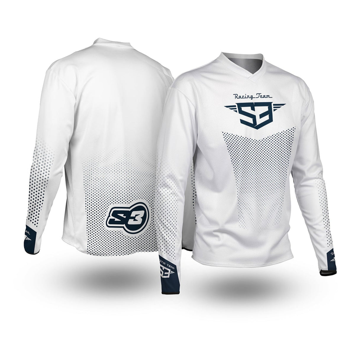 S3 Jersey - White – Bike Kings