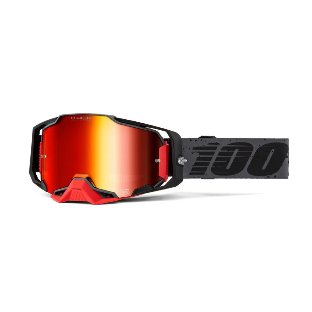 100% Armega Goggle - Hiper Red Mirror Lens – Bike Kings