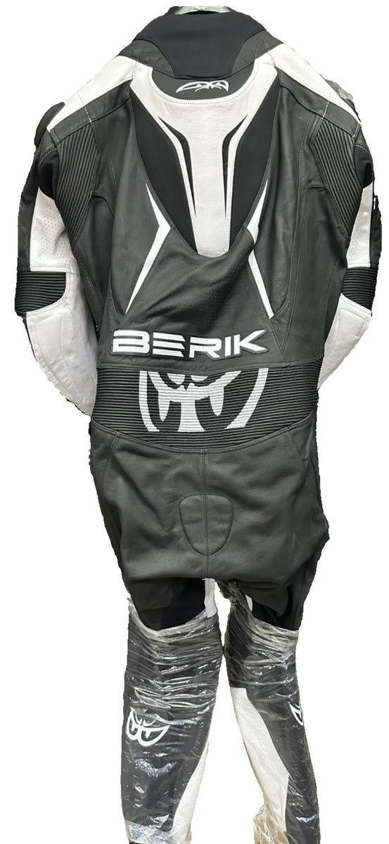Berik 2.0 Leather Body Suit - Black/White – Bike Kings