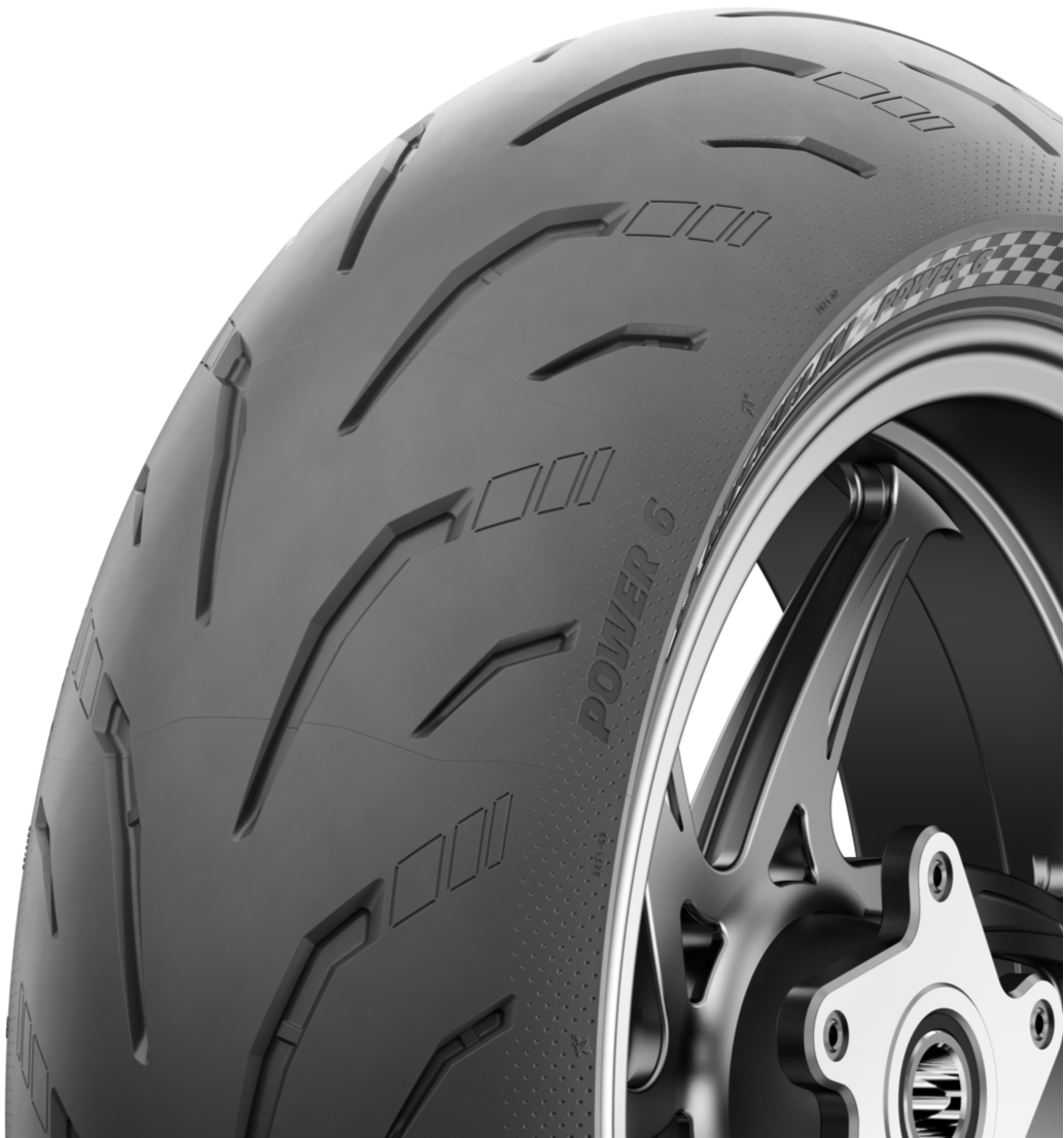 Michelin Power 6 Rear Tyre - 200/55ZR17 M/C (78W) TL – Bike Kings