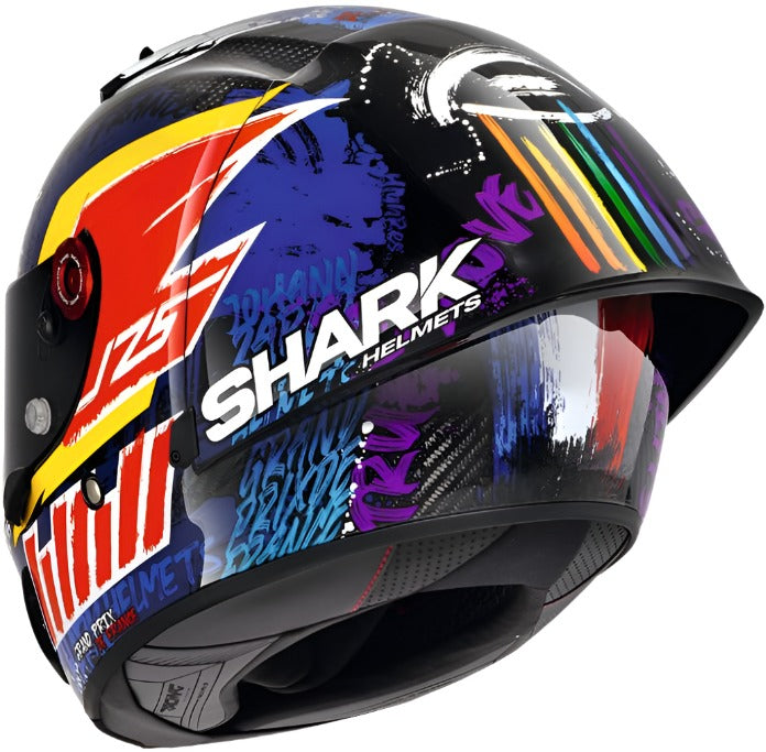 Shark Race-R Pro GP Replica Helmet - Zarco Chakra DVB – Bike Kings