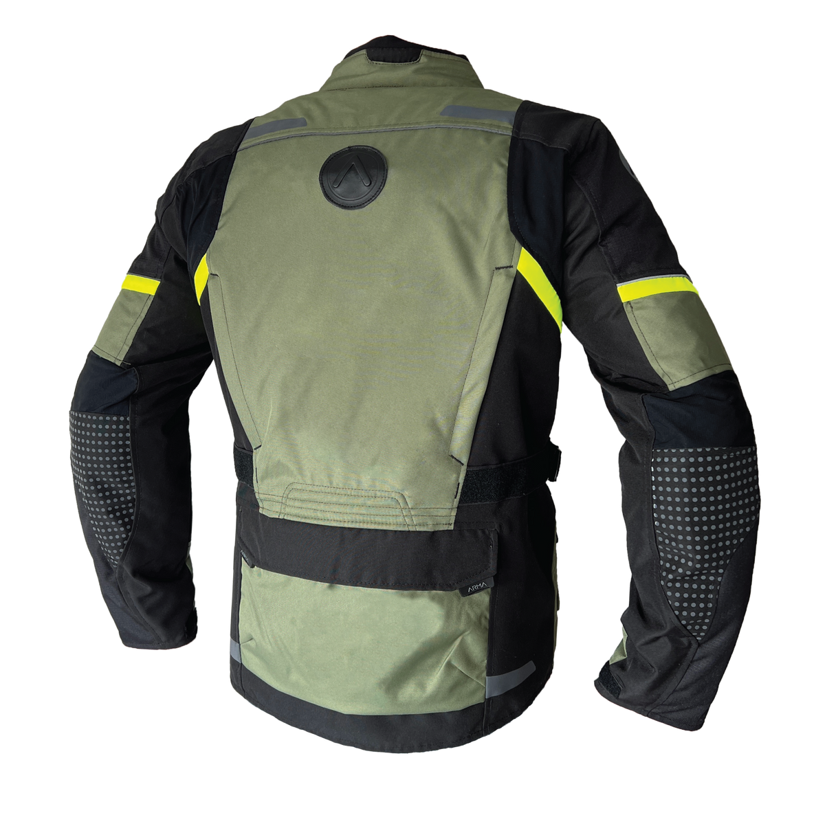 Arma Adventure Armadillo Jacket - Olive Green/Yellow – Bike Kings