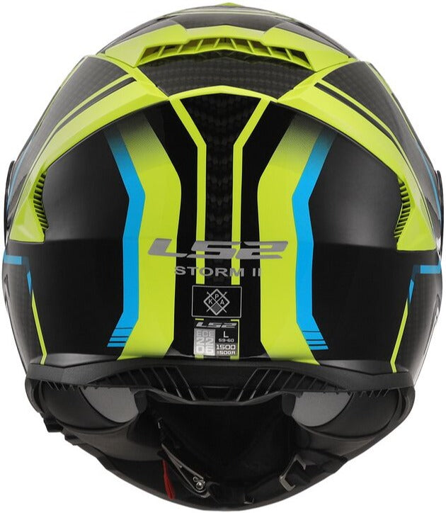 LS2 FF800 Storm II Tracker Helmet - Black/Yellow – Bike Kings