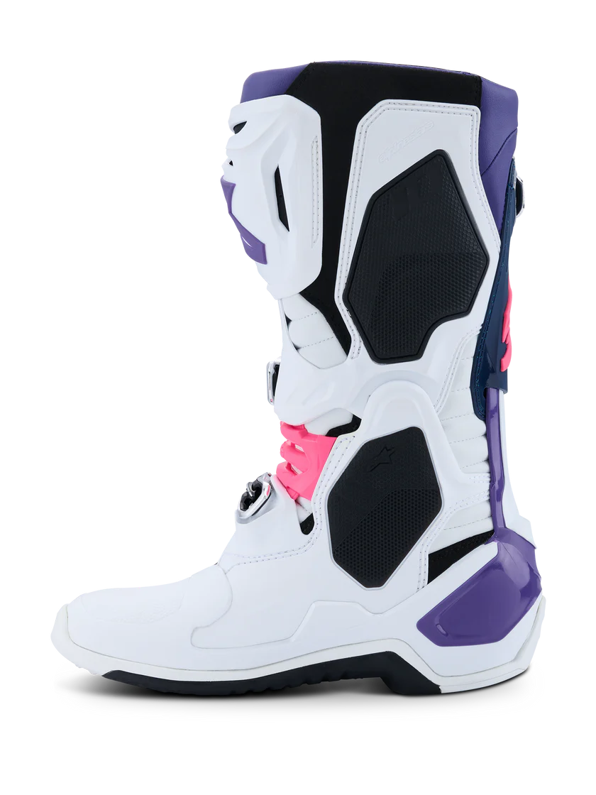 Alpinestars Tech 10 Boots - Violet/Navy/Pink – Bike Kings
