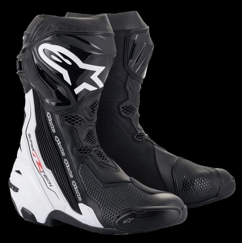 Alpinestars Supertech R Boots Black/White – Bike Kings