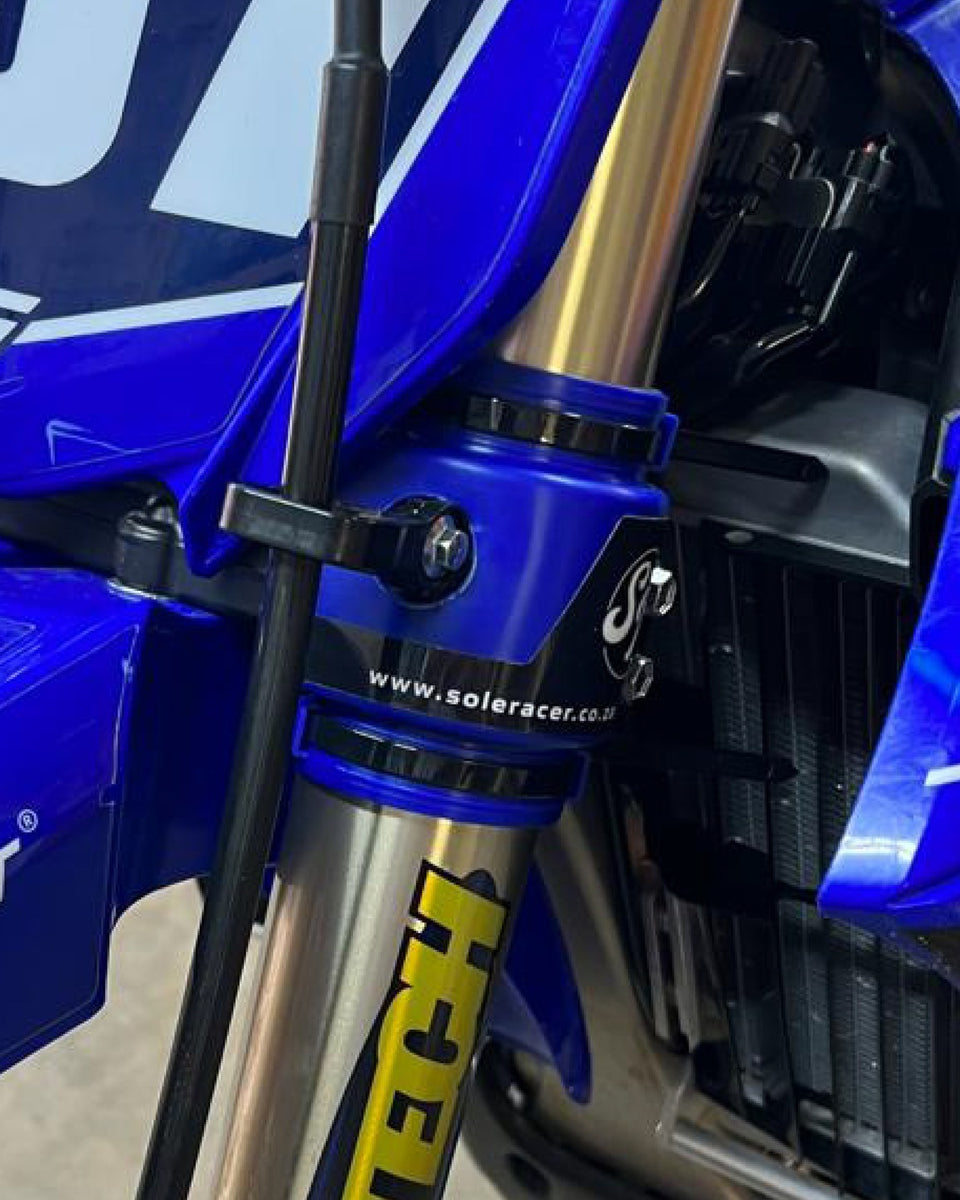 Sole Racer Universal Lower Triple Clamp Guard - Blue – Bike Kings