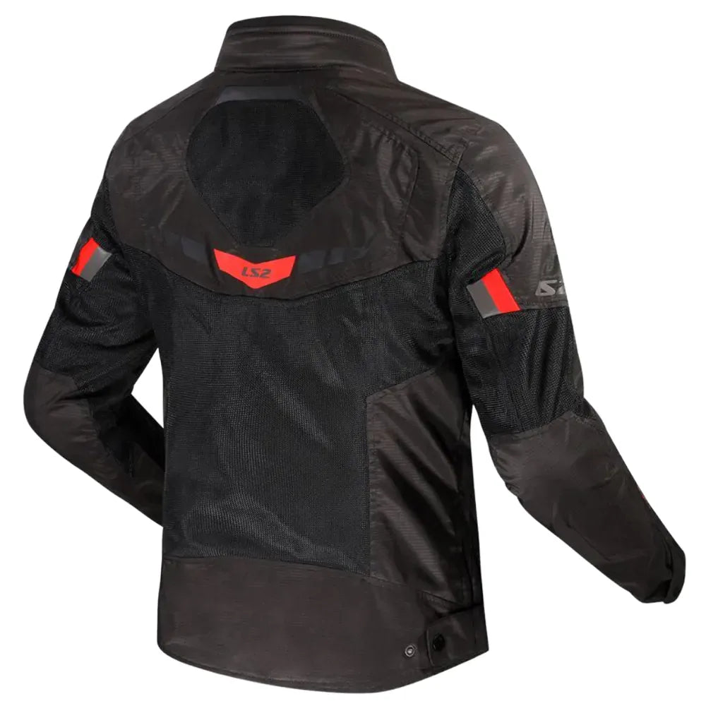 LS2 Mens Garda Air Jacket - Black/Red – Bike Kings