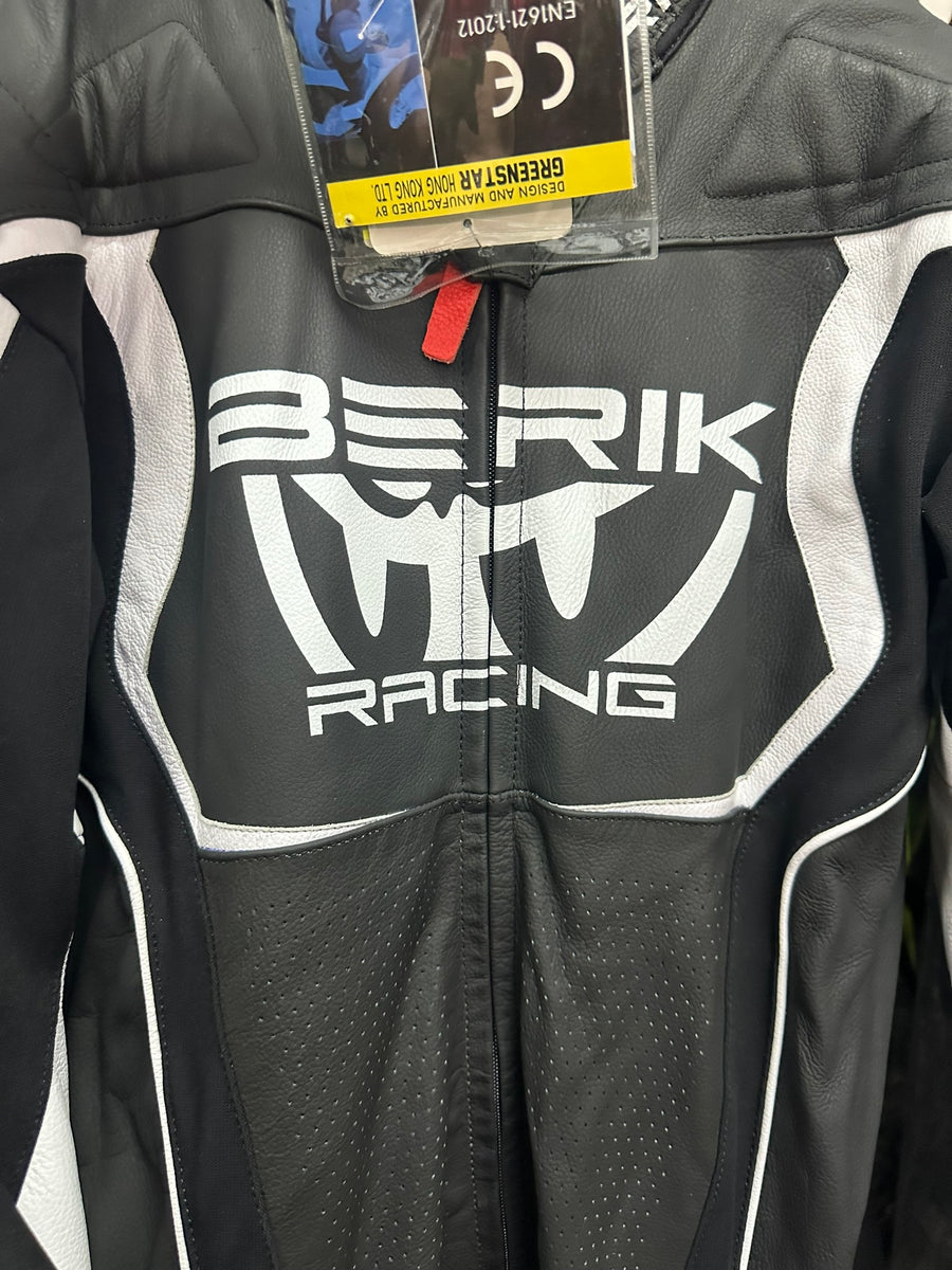 Berik 2.0 Leather Body Suit - Black/White – Bike Kings