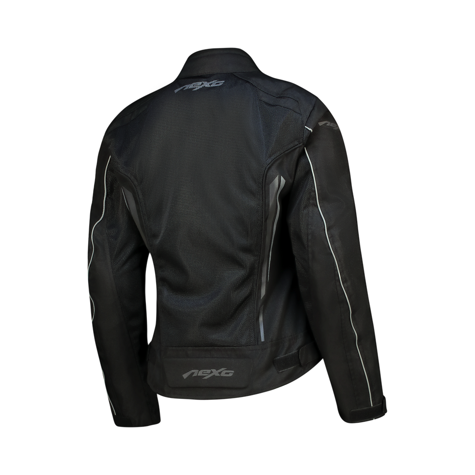 NEXO Ladies Milano Airflow Jacket - Black/Grey – Bike Kings