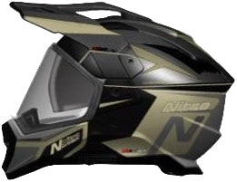 Nitro MX780 Podium Adventure Helmet - Gun/Black/Sand – Bike Kings