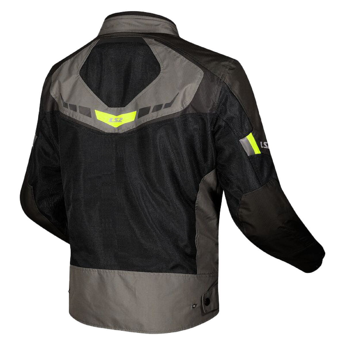 LS2 Mens Garda Jacket - Green/Black/Hi-Vis Yellow – Bike Kings
