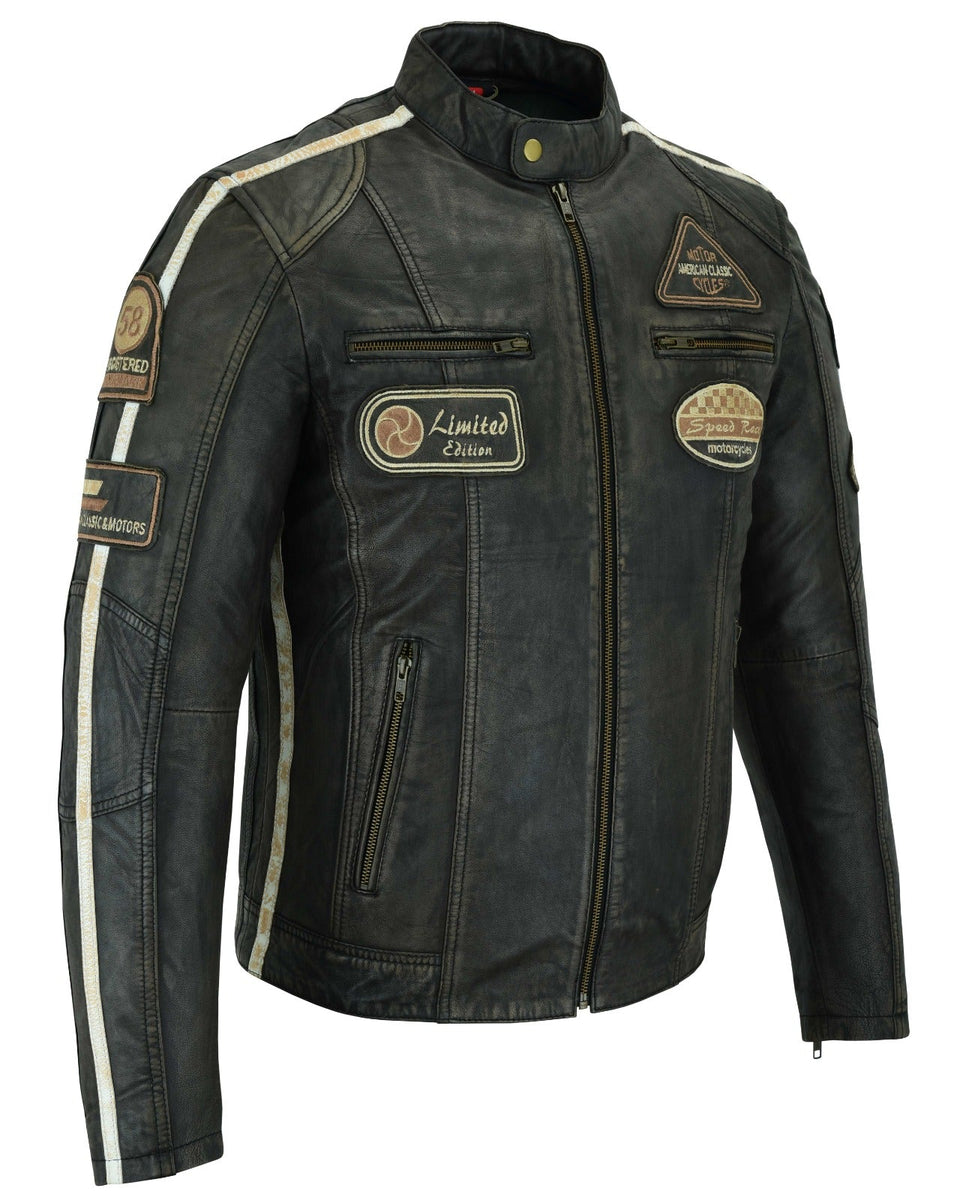 Nexo Cafe Racers Leather Jacket - Brown Wax – Bike Kings