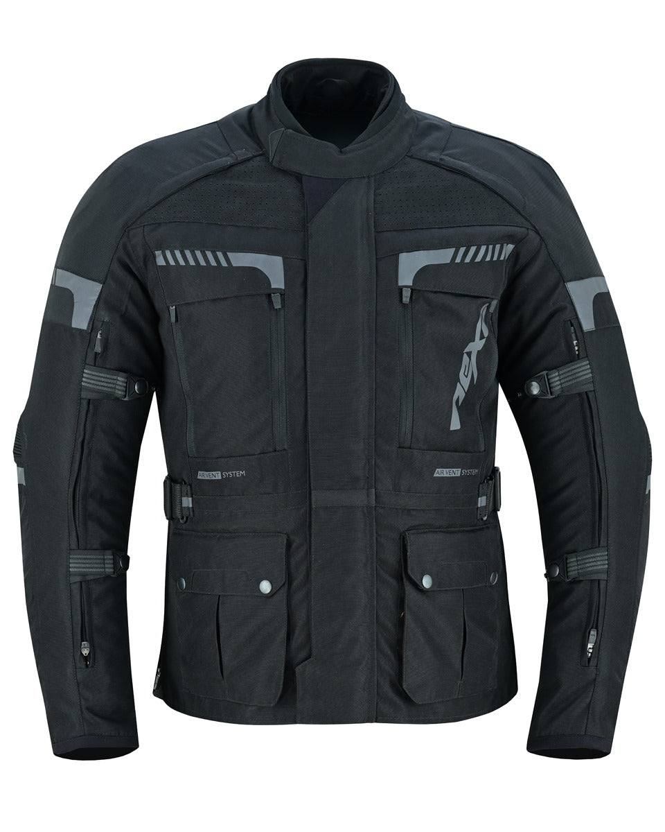 Nexo Sports Mens Defender Adventure Jacket - Blue/Black – Bike Kings