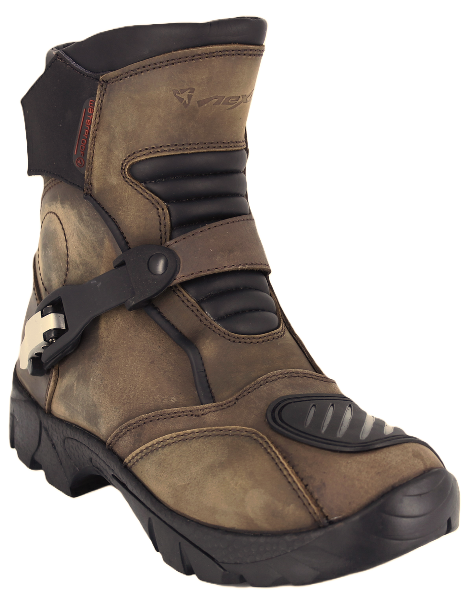 Nexo Adventure Grip Boots (Brown) – Bike Kings