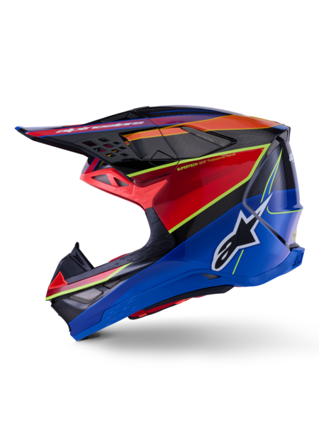Supertech M10 Era Helmet ECE Blue/Red/Yellow – Bike Kings