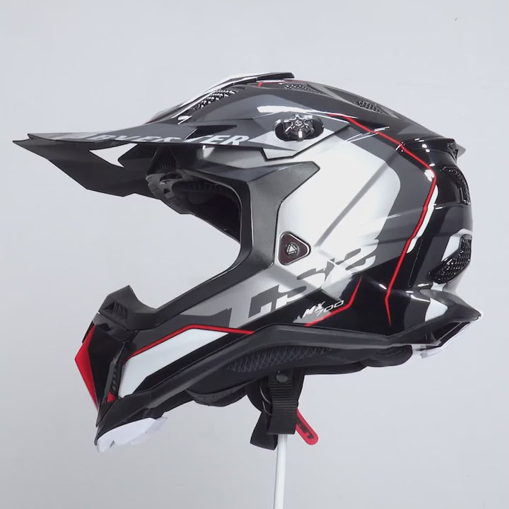 LS2 MX700 Subverter Evo II Arched Helmet - Black – Bike Kings