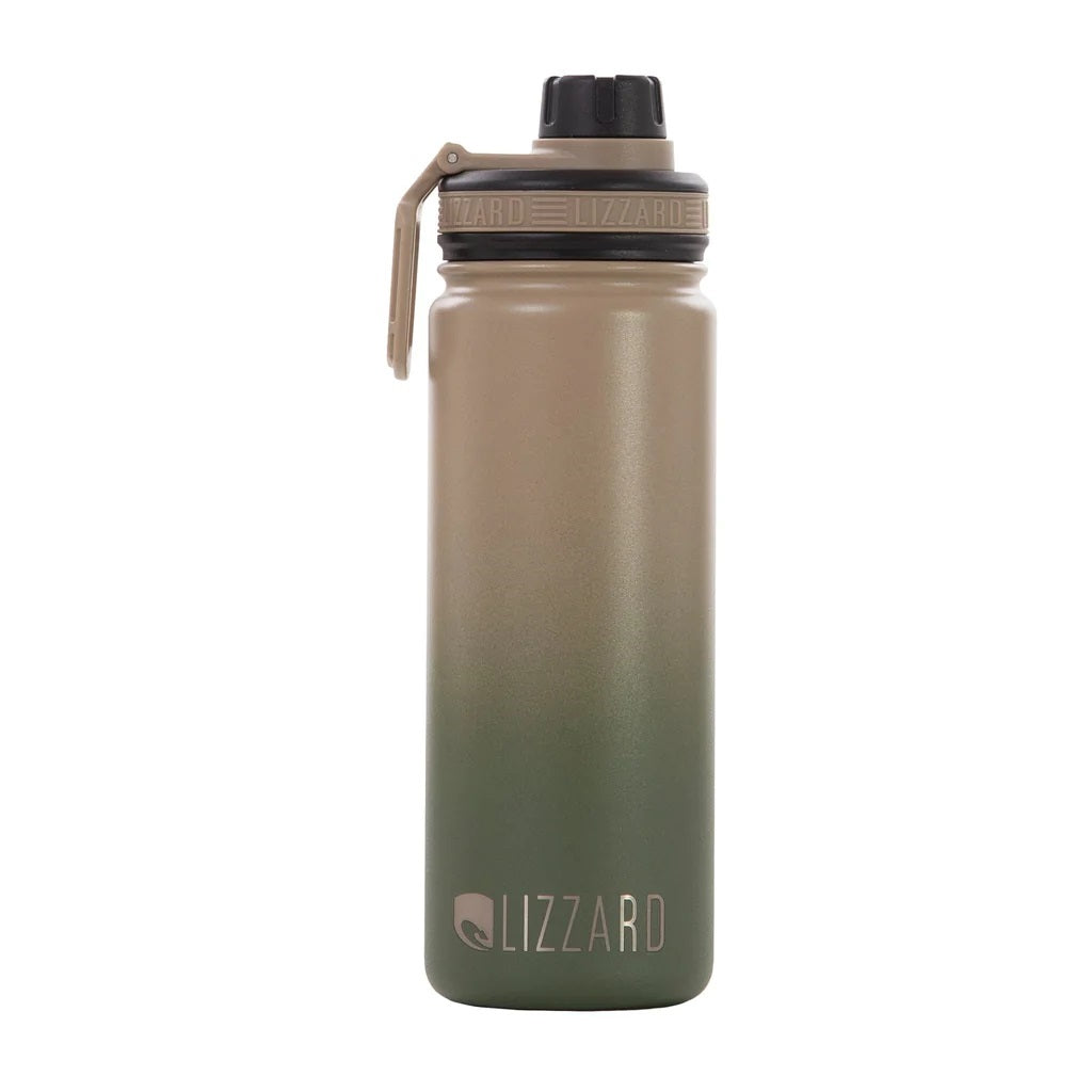 Lizzard Flask 530ml - Olive/Sand (Engraved) – Bike Kings