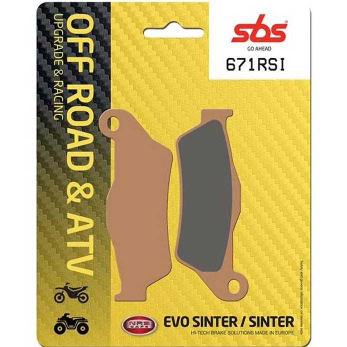SBS FA181 RSI Sinter Brake Pads - Front/Rear – Bike Kings