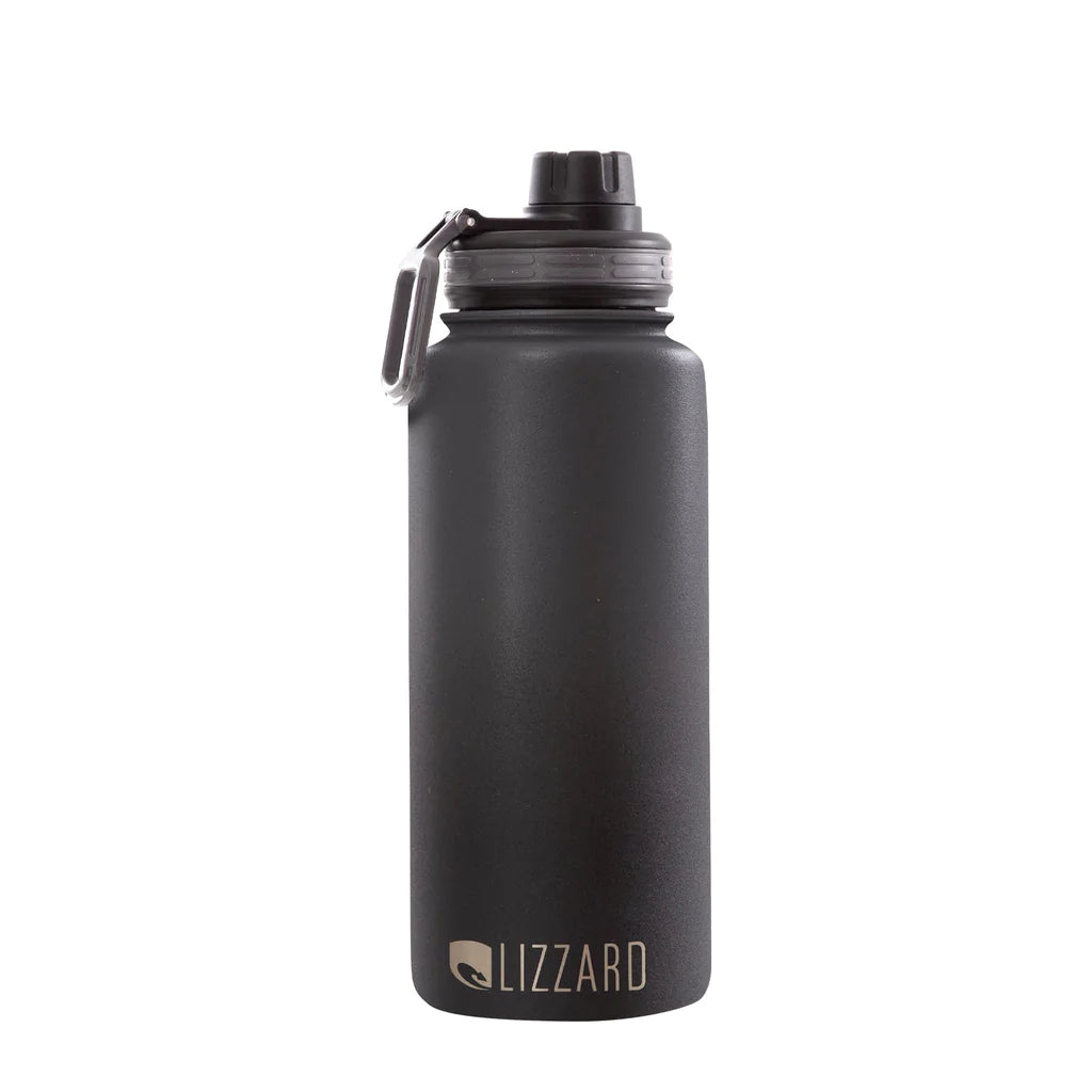 Lizzard Flask 960ml - Black (Engraved) – Bike Kings