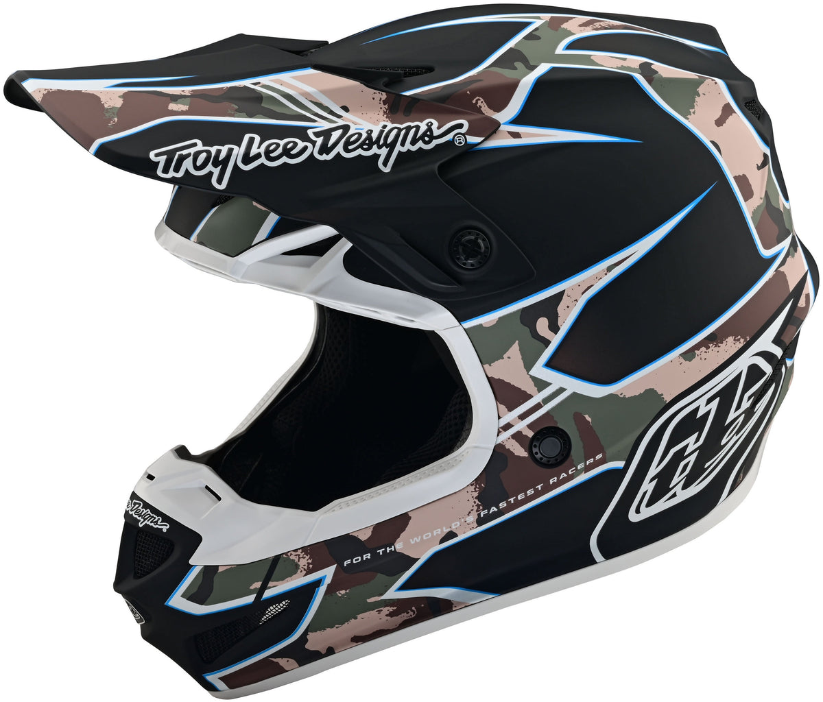Troy Lee Designs SE4 Matrix Helmet W/Mips Camo Black – Bike Kings